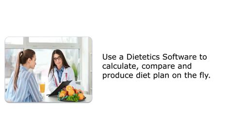 Ppt Dietetics Software Quick Diet Analysis For Clients Monitor