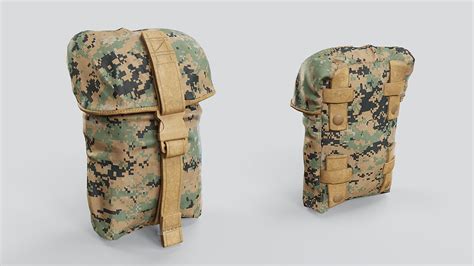 3d Model Filbe Sustainment Pouch Vr Ar Low Poly Cgtrader