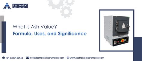 What Is Ash Value Formula Uses And Significance