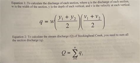 Solved Show Calculations For Both The Float Method And The