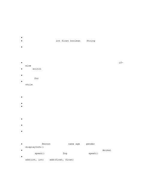 Exercices On Java Programming Language Pdf Programming Computer Program