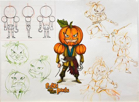 Bulki The Pirate Model Sheet Objects And Background Behance