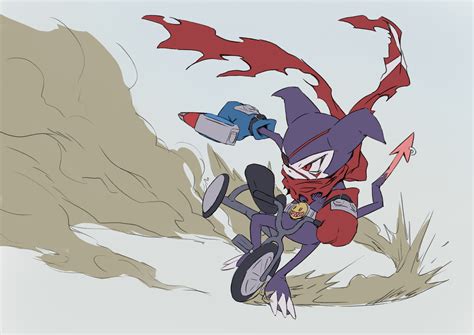 Impmon Impmon X Antibody Digimon Imp Highres 1boy Demon Demon
