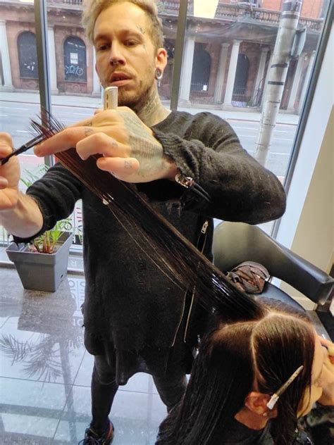 Long Hair Reshape And Blow Dry By Brandon Messinger Professional Hairdresser