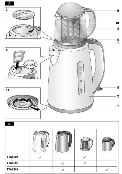 Bosch Tta5603 Turkish Style Tea Maker Instruction Manual