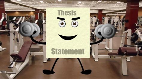 How To Write A Thesis Statement Shmoop