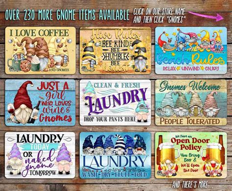 Gnomeland Security Gnome Sign Gnome Lover T Gnome With Guns