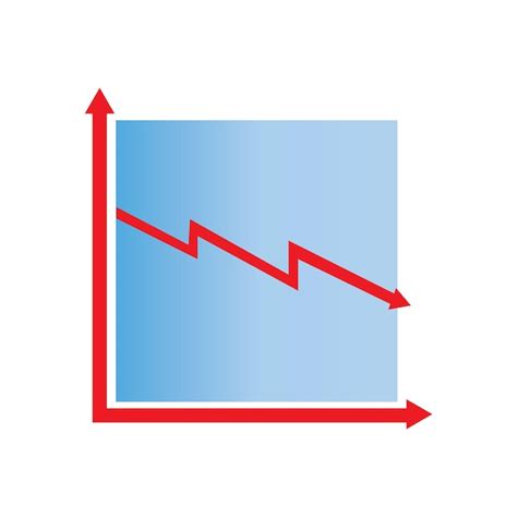 Premium Vector Drop Chart Icon Logo Vector Design Template
