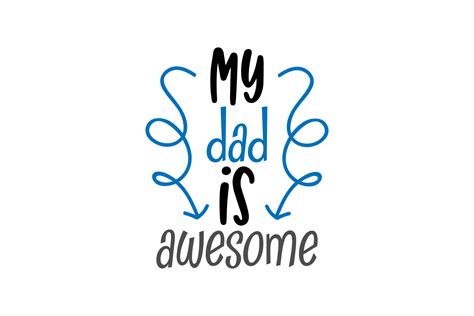 My Dad Is Awesome Graphic By Craftbundles · Creative Fabrica