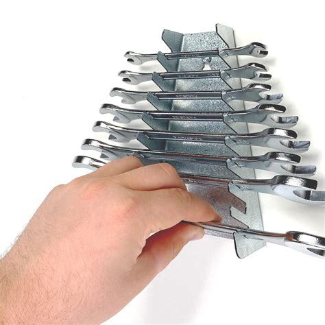 Spanner Rack Easy To Wall Mount Holds 9 Spanners