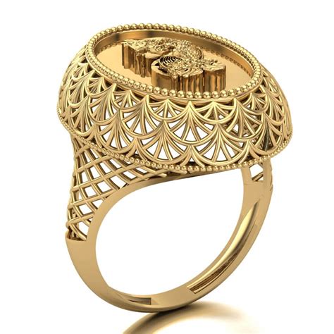 Onsa Ring 028 3d Print Model By Jewelry
