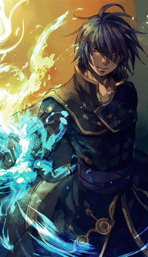 Safebooru 1boy Antenna Hair Bangs Black Coat Black Gloves Black Hair