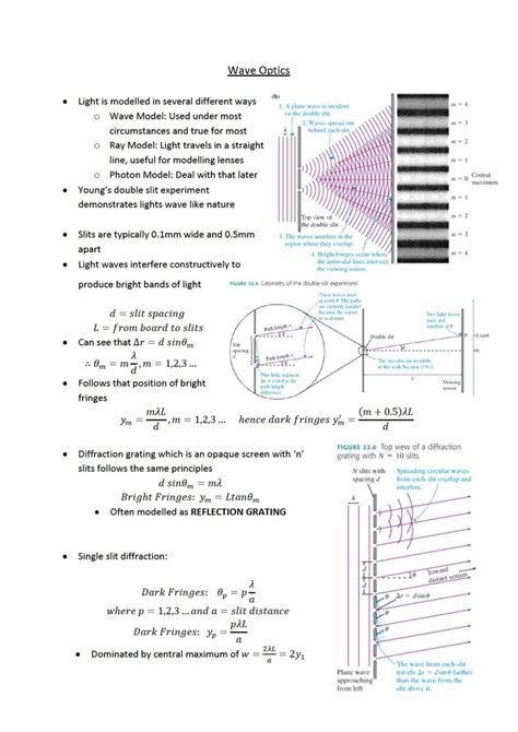 Electromagnetism And Modern Physics Final Exam Notes Phys1002