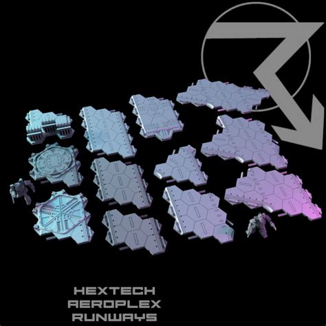 3d Printable Hextech Aeroplex Core Bundle Battletech Compatible