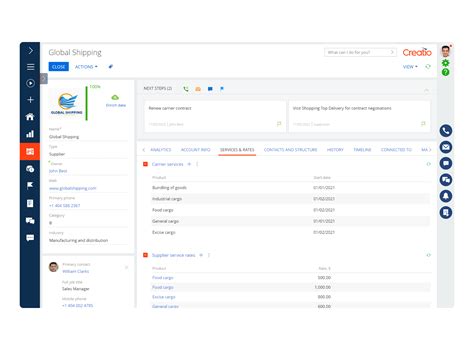 Crm And Workflow Automation Platform For Logistics And Transport Creatio