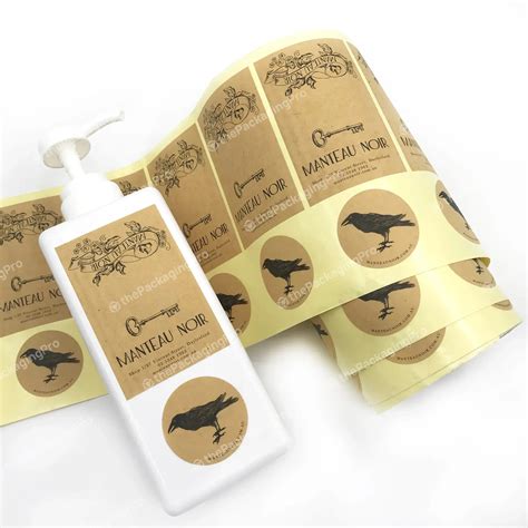Eco Friendly Recyclable Logo Brand Custom Printing Kraft Brown Paper