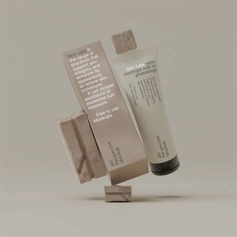Skin Care Packaging Mockup Free Design Resources