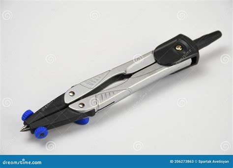 Pair Of Compasses For Navigation On A Sea Map Royalty Free Stock