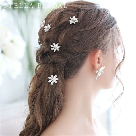 スモールヘッドピース Stella Bridal オシャレ花嫁さま御用達ウェディングアクセサリーショップ ＜ステラブライダル＞