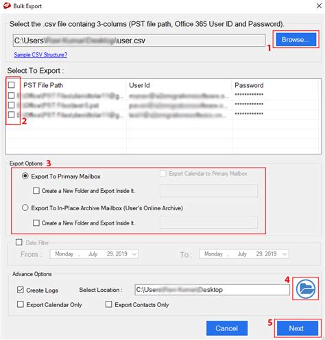 How To Use Bulk Export Feature Of Software