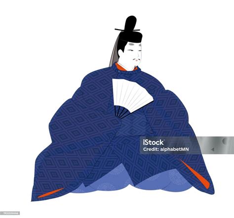 Classical Costume Of Japanese Aristocrats A Man Wearing His Regular Summer Clothes Noushi Heian
