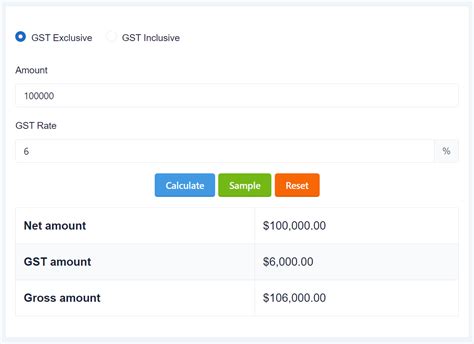 Gst Calculator Fast Accurate Free Tooziz
