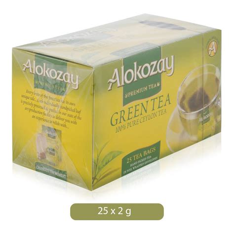 Alokozay Green Tea 25 Bags Ecommerce