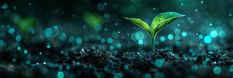 Growing Seedling On Soil With Green Lines Vector Premium Ai Generated