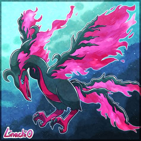 Poketober Day 26 Dark Type Galarian Moltres By Linachi0 On Deviantart