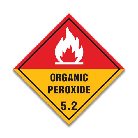 Mixed Class Dangerous Goods Safety Sign And Label