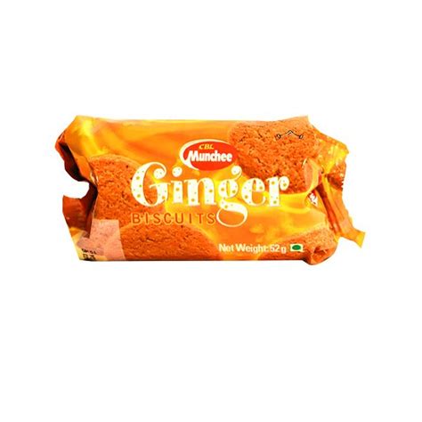 Munchee Ginger Biscuits 52g