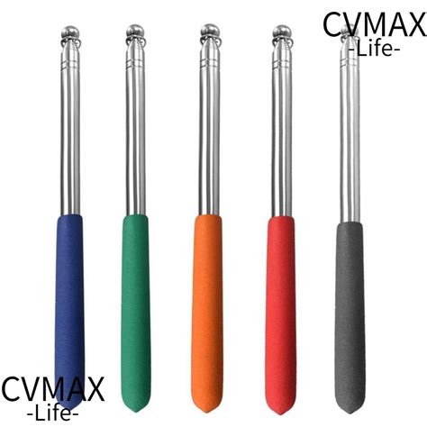 Cmax 2pcs Telescopic Flagpole 116 Meters Stainless Steel Extendable