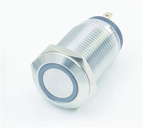 12mm Switch Ring Led Illuminated Reset On Off Button Switch China On