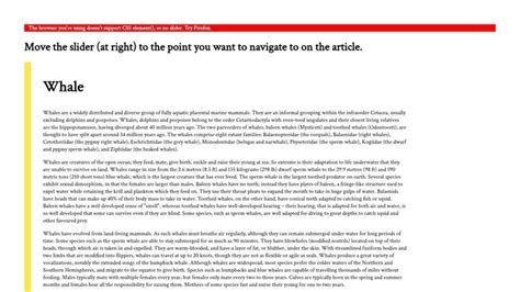 Minimap With Css Element And Html Input Range