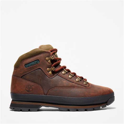Mens Euro Hiker Leather Boots Brown Timberland Us