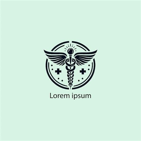 Premium Vector Black Medical Logo
