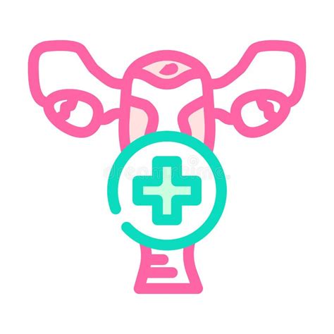 Sexual Health Woman Disease Color Icon Vector Illustration Stock Vector Illustration Of