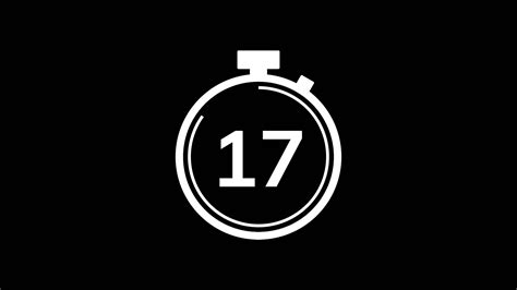 20 Seconds Countdown Timer Animation From 20 To 0 Seconds Modern White