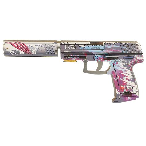 Пистолет резиновый игрушечный деревянный Usp Genesis Box купить по