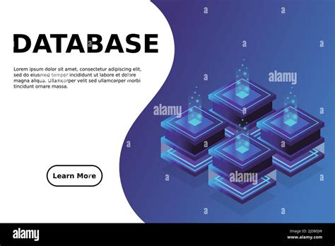 Server Room Isometric Cloud Storage Data Data Center Big Data Processing And Computing