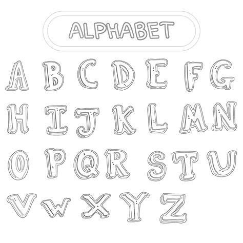 Halloween Alphabet Coloring Pages 2025