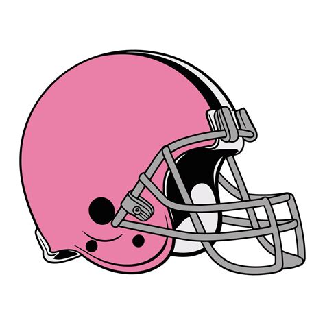 Stylized Pink Football Helmet Illustration For Sports Design 50437908