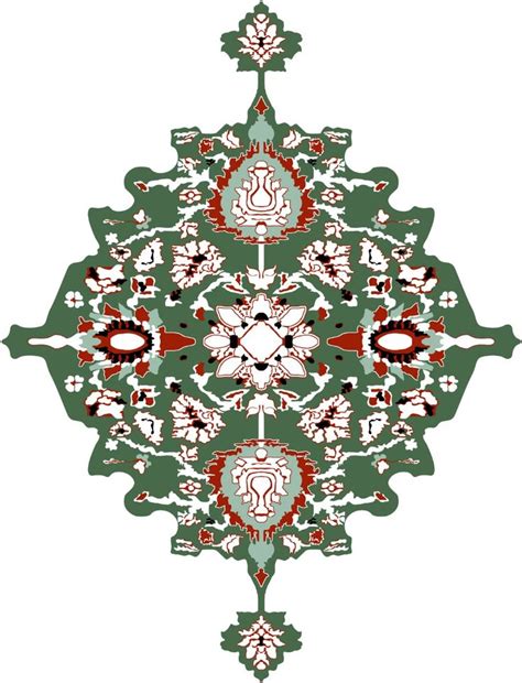 Ancient Iranian Carpet Pattern