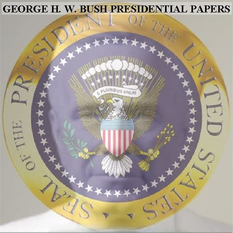 George Herbert Walker Bush Presidential Papers History Files Shop
