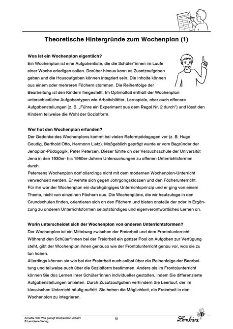 Grundschule Unterrichtsmaterial Organisation Und Selbstmanagement Erfolgreich Unterrichten Wie