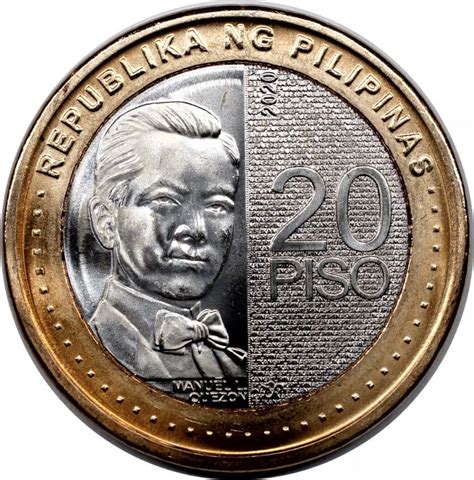 Philippines 20 Pesos 2020 Original Coin For Collection Panda Banknote