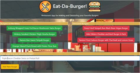 GitHub RyanOliverSotto Eat Da Burger Northwestern Coding Bootcamp Spring Homework