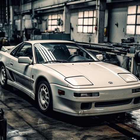 White Toyota Mr2 By Wldyart On Deviantart