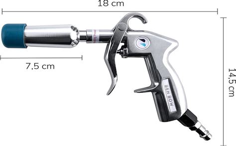 Benbow Pistola Di Soffiaggio Classic Con Ugello Venturi E Cappuccio Protettivo Pistola Ad Aria