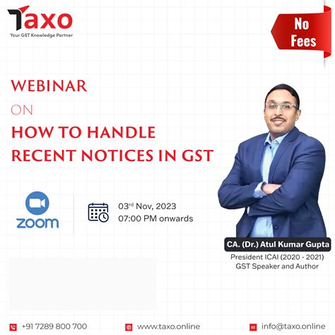 7th Session Of Gst Master Class Taxo